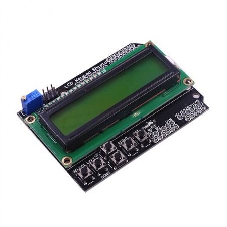 LCD Keypad Shield LCD1602 LCD 1602 Module Display Yellow Green and blue Screen for ATMEGA328 ...