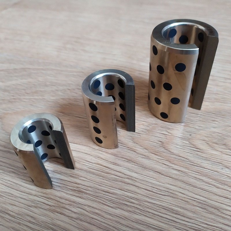 LM...UUOP graphite copper bush linear Sliding Plain bearings Open Series