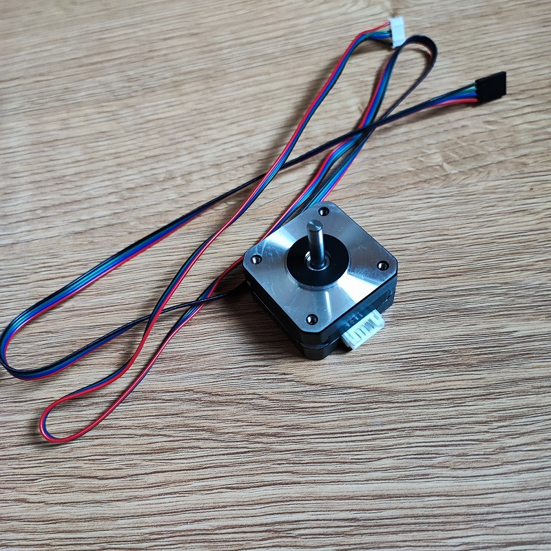 Nema 17 stepper motor 17HS4023 with 0.130 N/m, 1A, 23.5mm