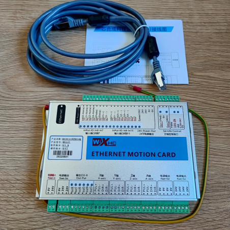 Ethernet 3-4-6 Axis MACH3 CNC Motion Control Card Frequency 2000KHZ