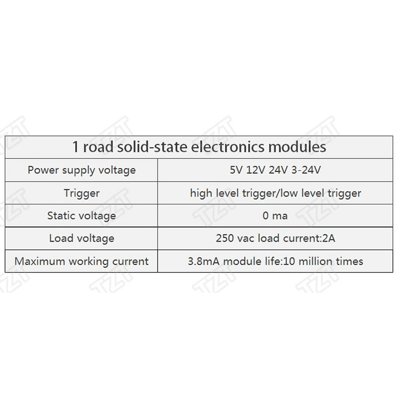 5V 1 2 4 8 Channel SSR G3MB-202P Solid State Relay Module 240V 2A Output with Resistive Fuse For ...