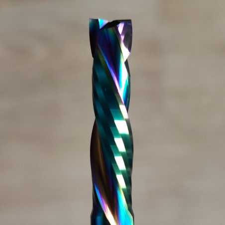 AAA UP & DOWN DLC coating 5-6-8mm CED X 22 -35mm CEL Cut 2 Flutes ...