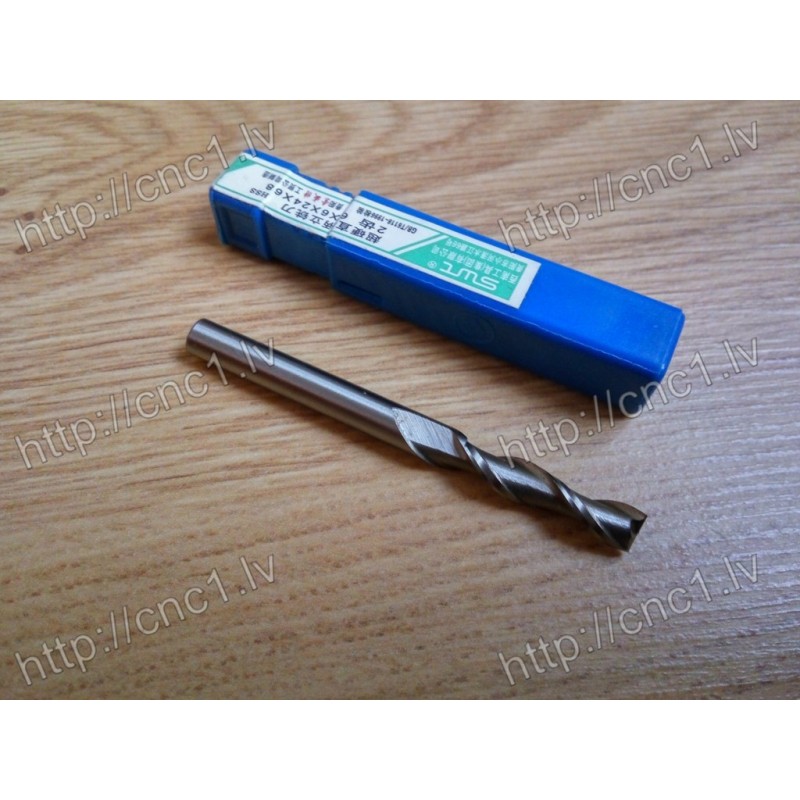 4mm Shank x CEL12-52mm 2 Flute Spiral CNC router bit